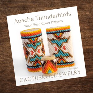 Apache Thunderbirds, 18x40mm New Cylinder Bead Cover Pattern, Odd Count ...