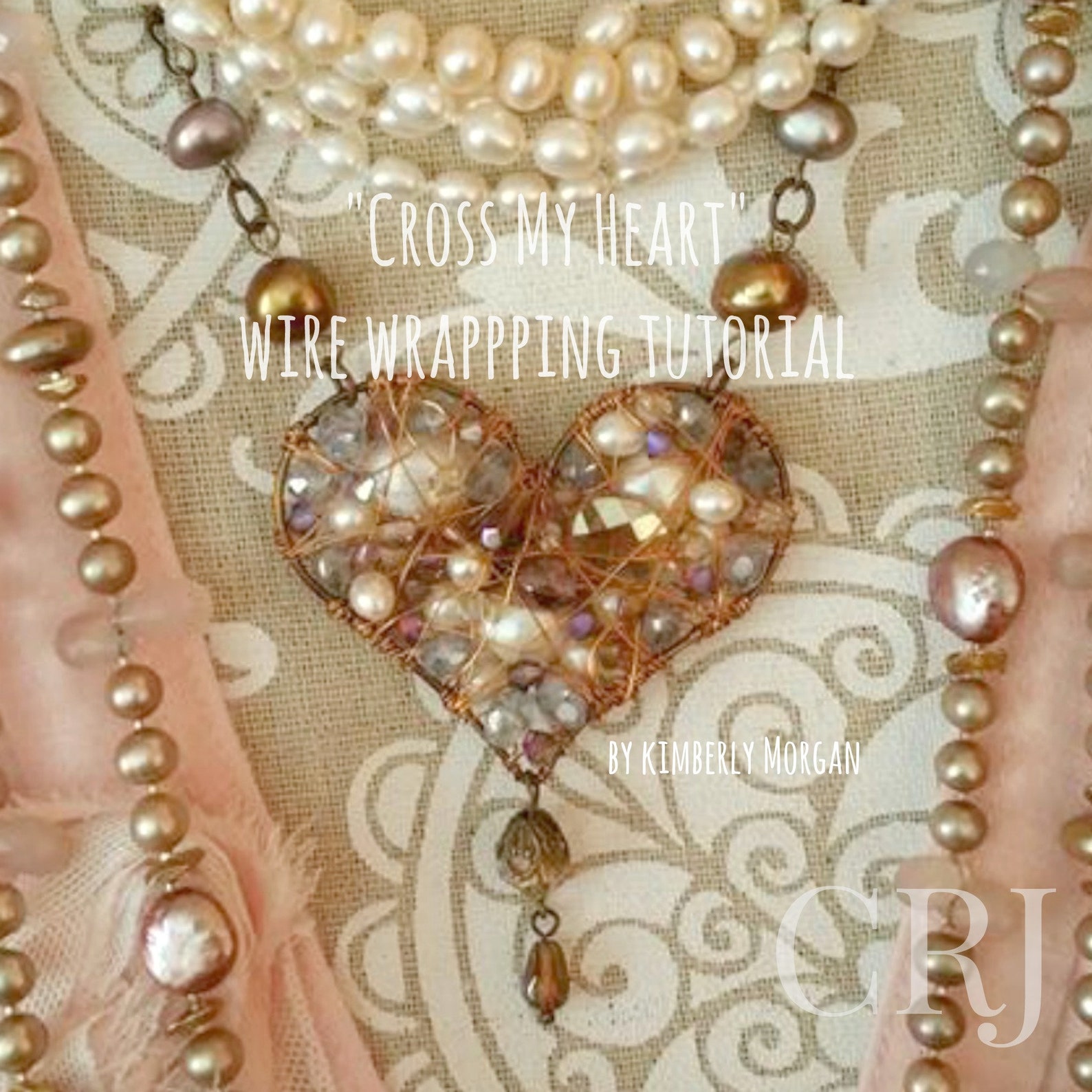 Cross My Heart Wire Wrapping Tutorial Pendant Necklace Pin - Etsy