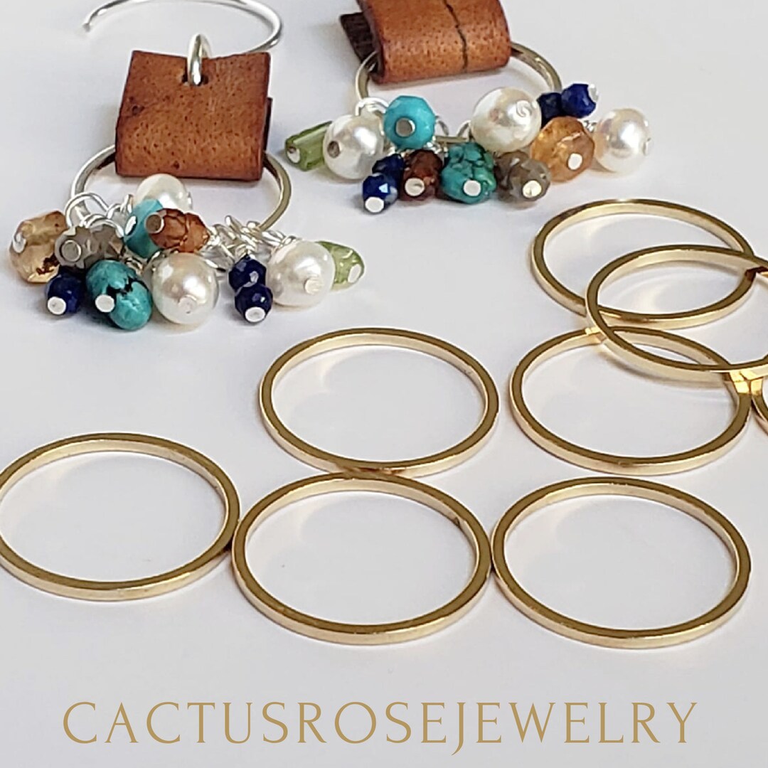 15mm KC Gold Circle Frames - Etsy