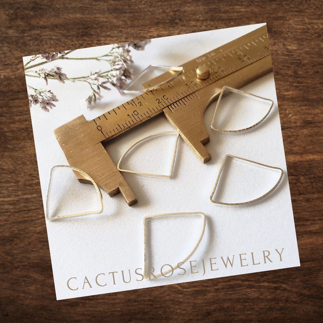 20x15mm Silver Tone Seamless Fan Shape Geometric Rings Sold in Pairs - Etsy