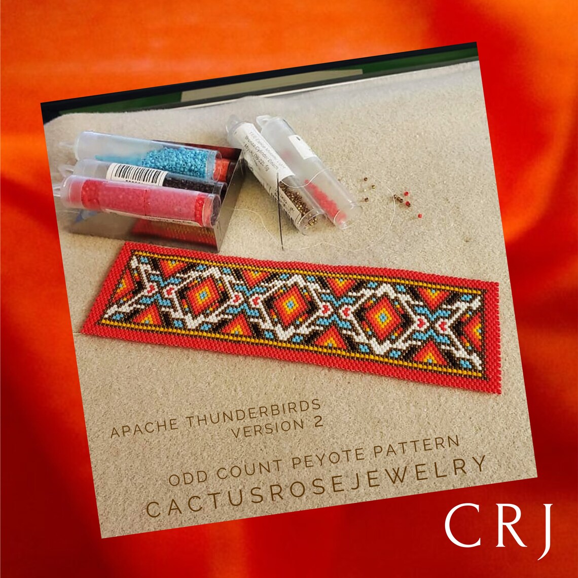 Apache Thunderbirds Version 2 Odd Count Peyote Stitch Instant ...