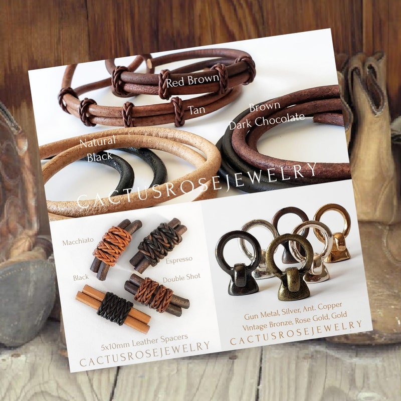Leather Bracelet - Etsy