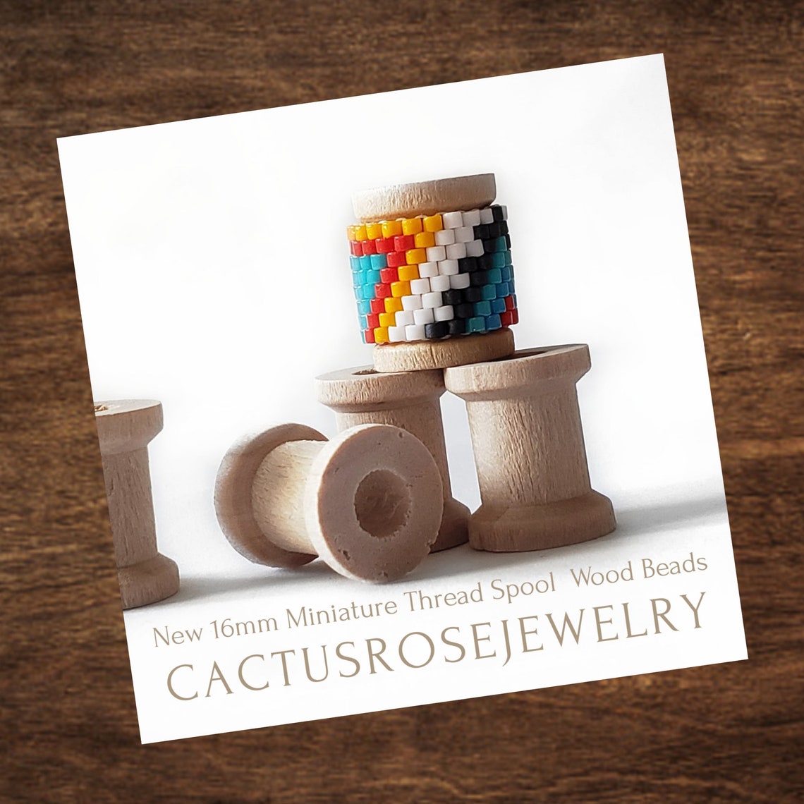 New Miniature Wood "thread" Spools Approx. 16mm and Older Discontinued ...