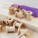 New Miniature Wood "thread" Spools Approx. 16mm and Older Discontinued ...