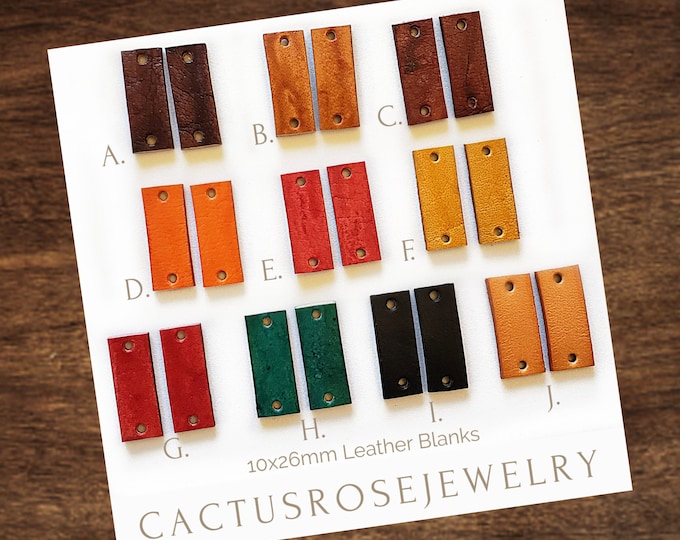 Leather Findings for Leather Hoop Earrings - Etsy