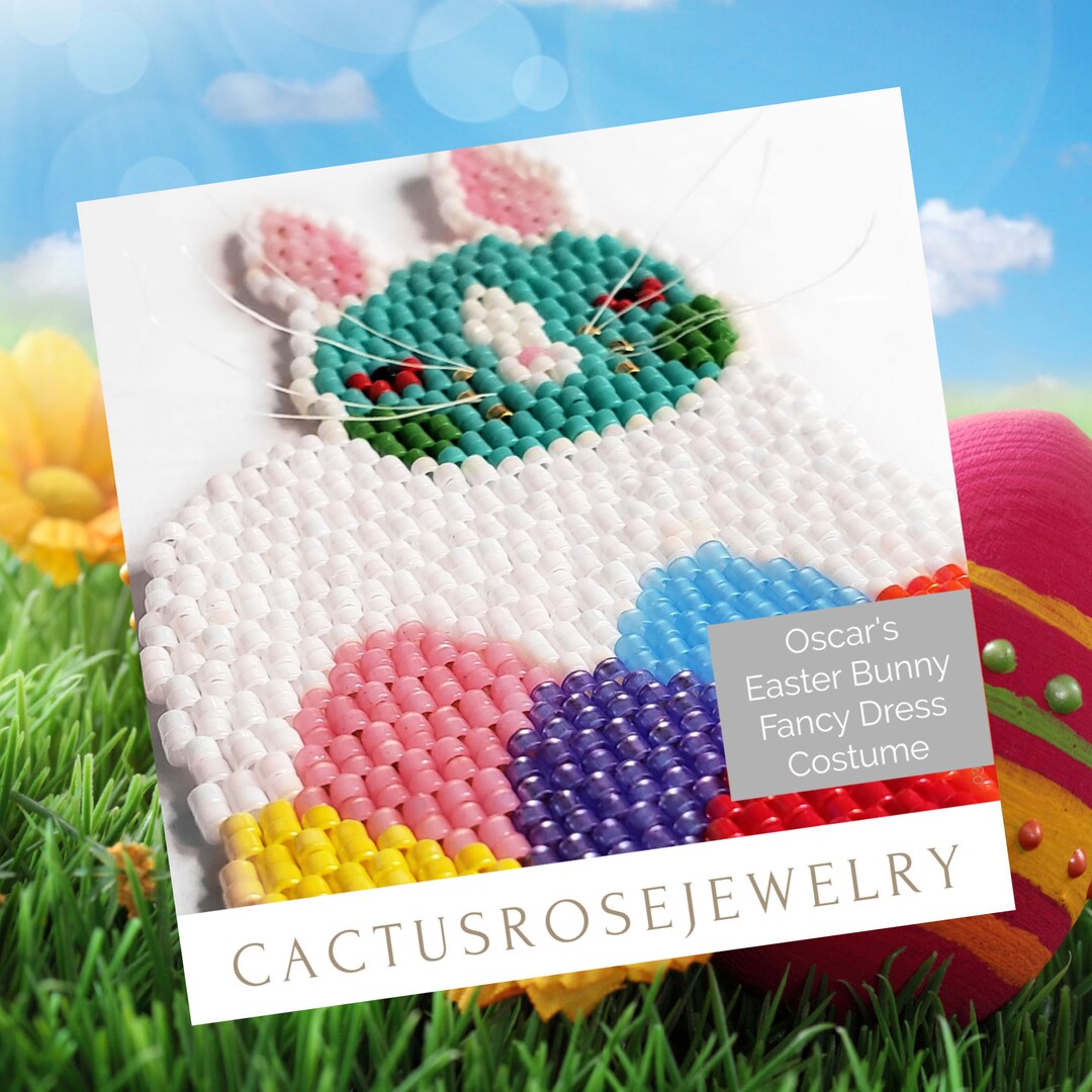 Oscars Pascha Picnic Easter Fancy Dress Two Drop Peyote Pattern by ...