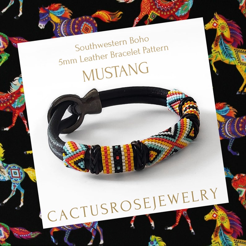 Mustang, Odd Count Peyote Pattern Instant Downloading PDF for Use With ...