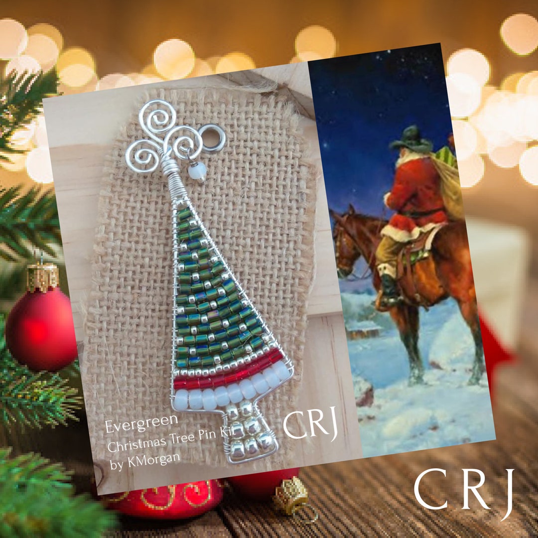 Wire Wrapping Christmas Tree Kit for "evergreen" Pre-made Frame With ...