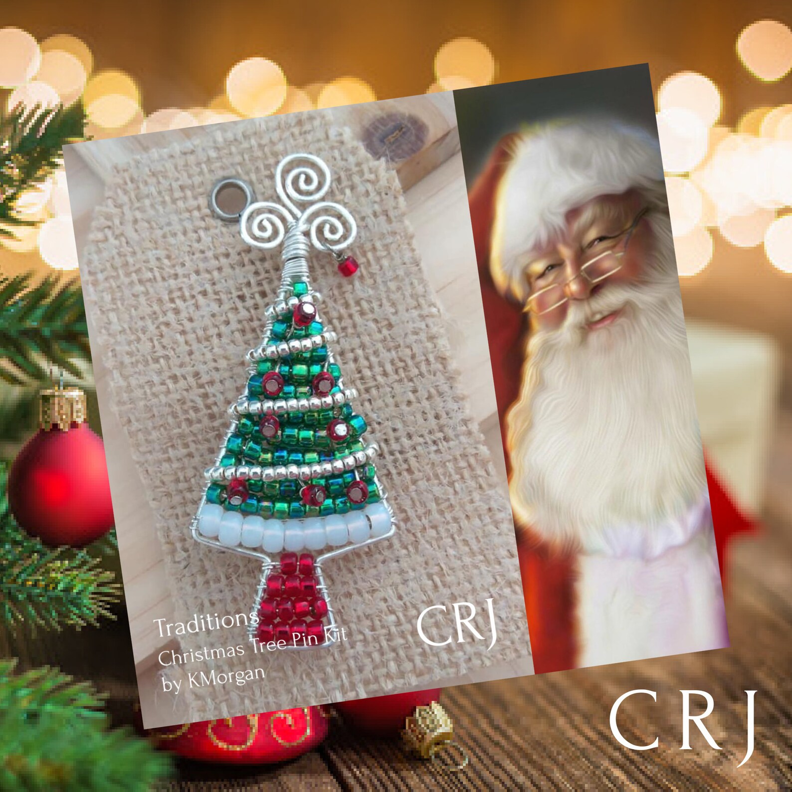 The Christmas Tree Pin "traditions" DIY Wire Wrapping Kit - Etsy