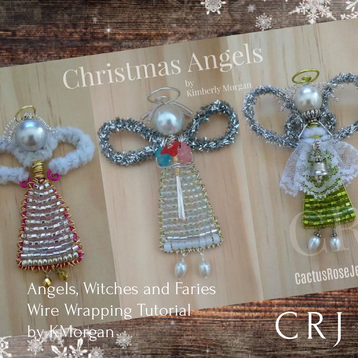 Christmas Angels Wire Wrapping Tutorial PDF includes Step by | Etsy