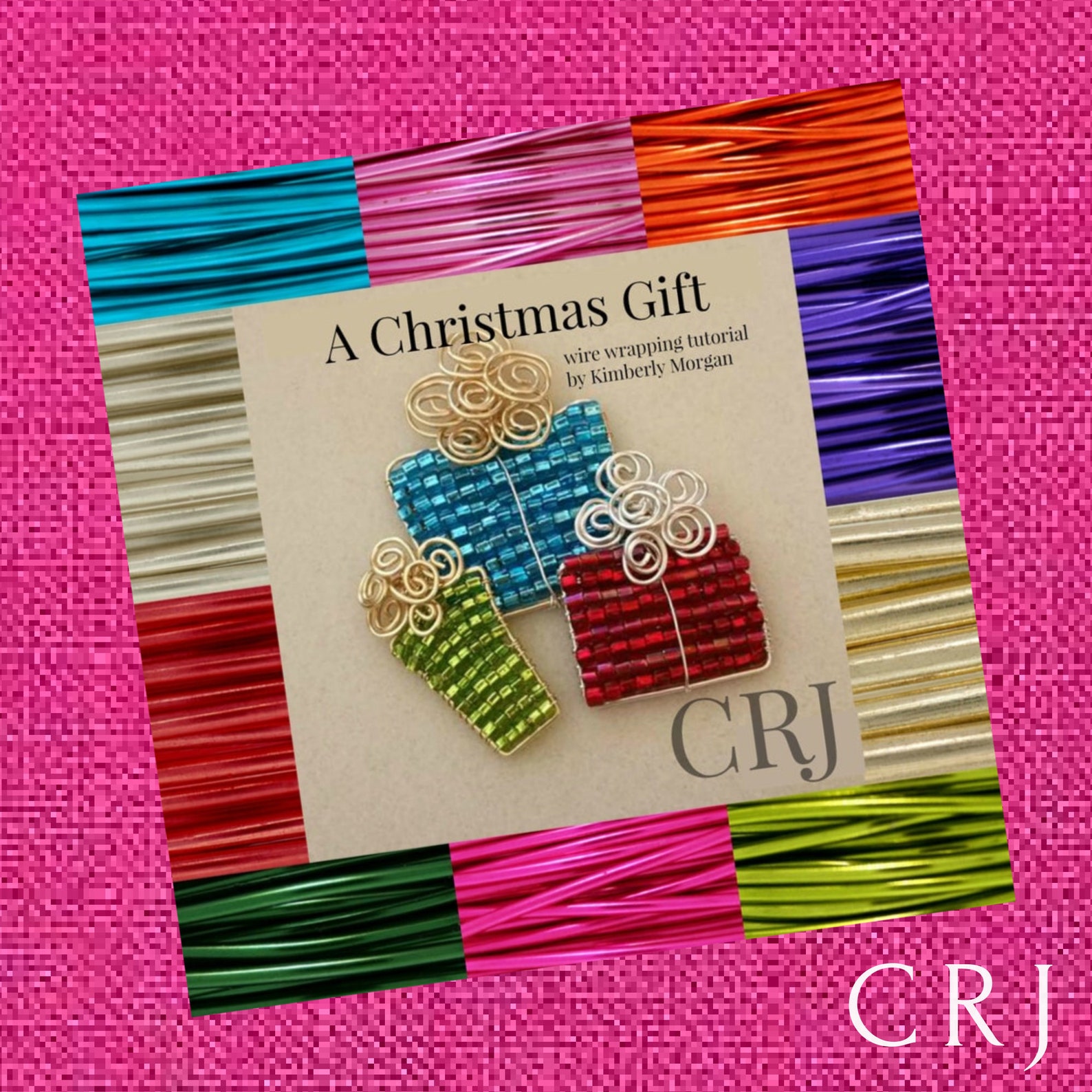 A Christmas Gift Wire Wrapping Tutorial Instant Downloading - Etsy