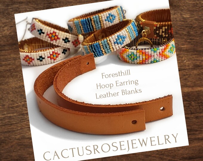 Leather Findings for Leather Hoop Earrings - Etsy