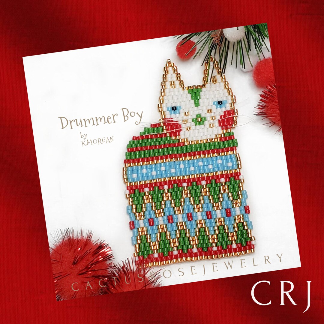 Drummer Boy, Two Drop Peyote Pattern/tutorial by Kmorgan CRJ - Etsy