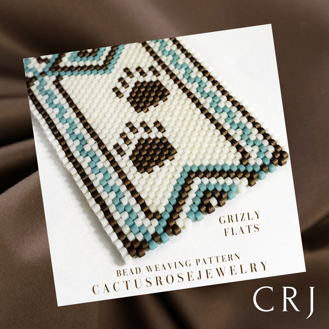 Odd Count Peyote Pattern Grizzly Flats, Instant Downloading Pattern ...