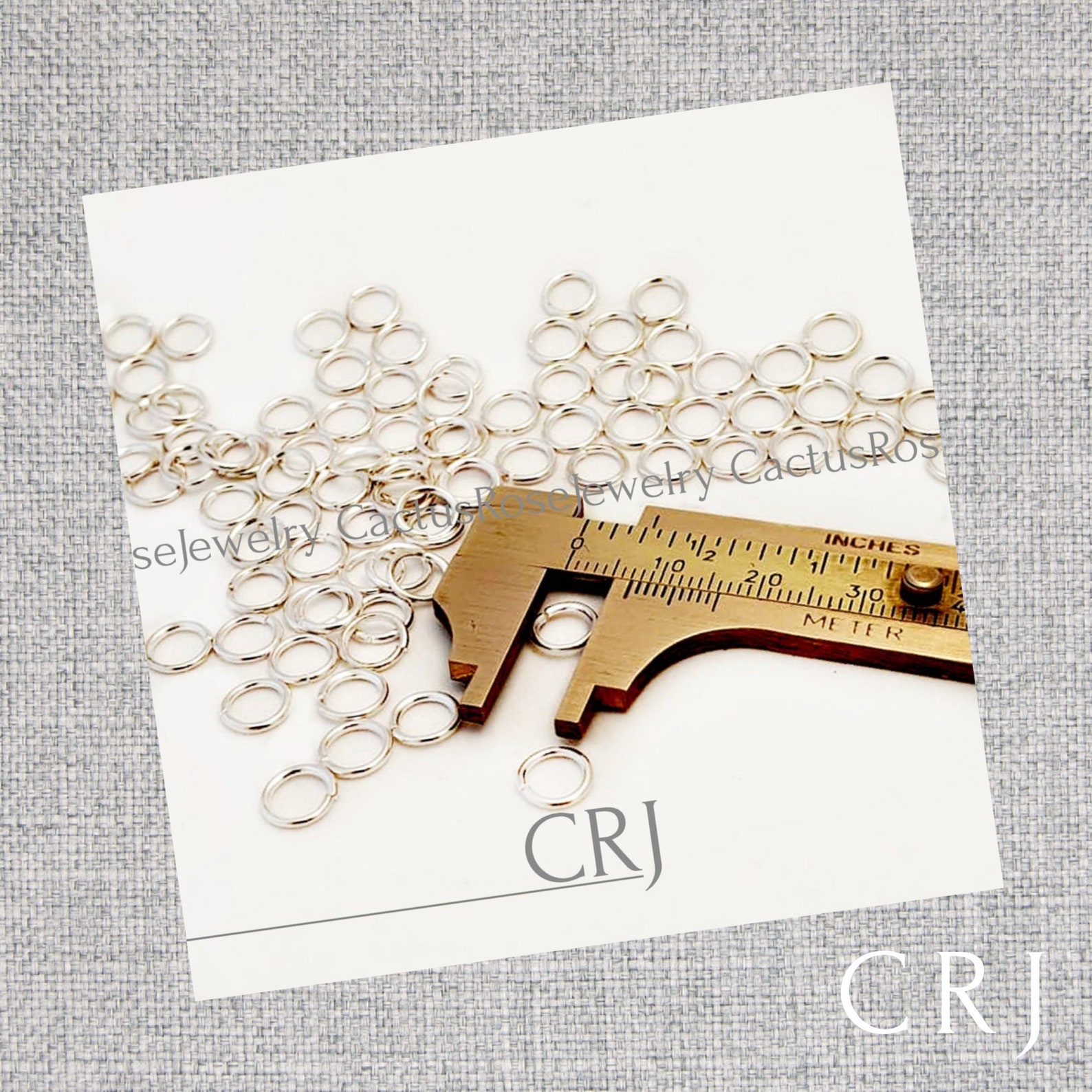 7mm Open Jump Rings Silver Tone Package of 25 | Etsy