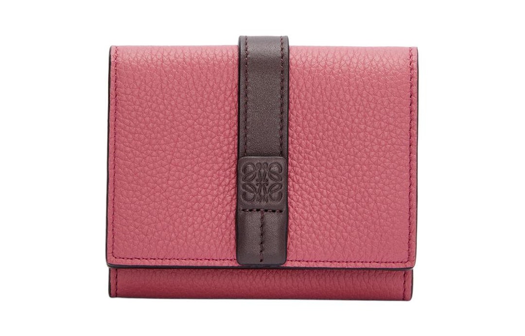 LOE/WE Embossed Word Puzzle Button Open Close Triple Fold Soft - Etsy