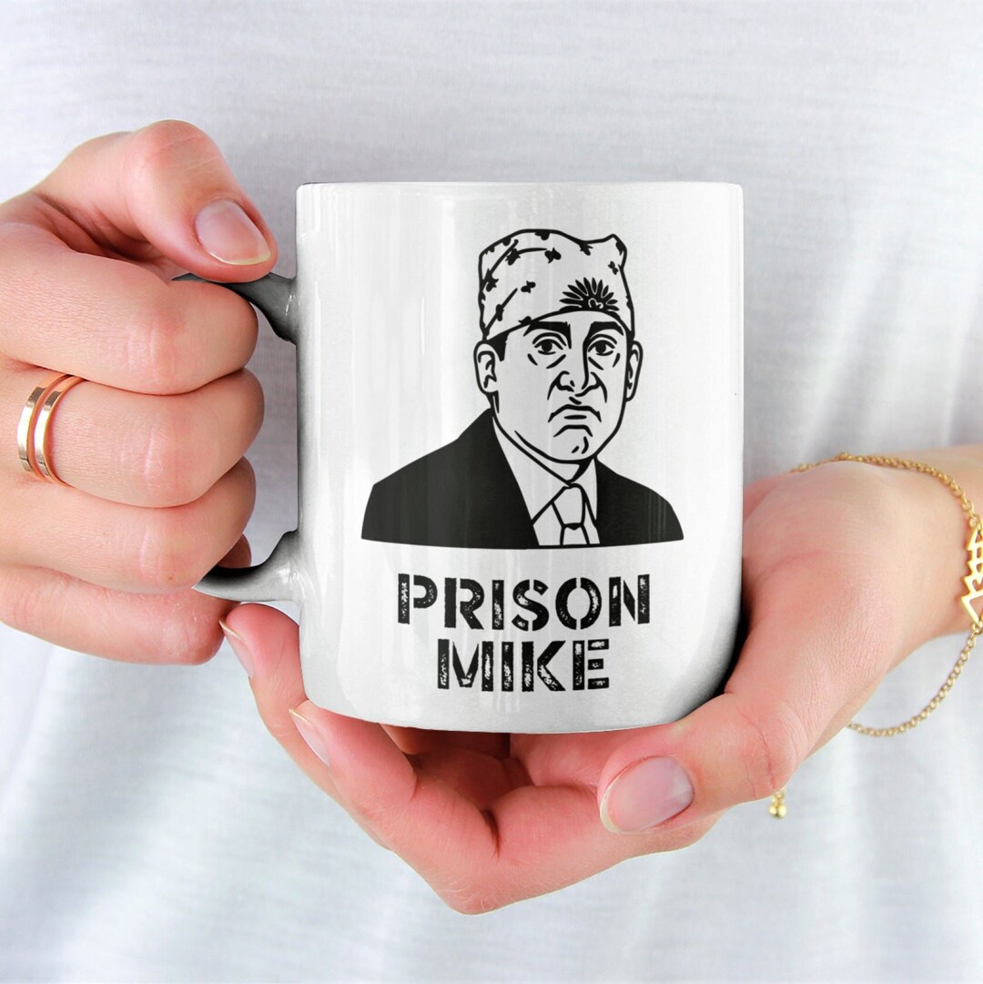 The Office Prison Mike Mug, the Office Mug, Michael Scott Mug, Funny ...