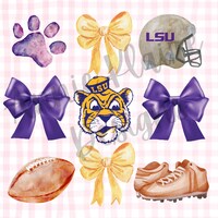 Lsu Svg - Etsy