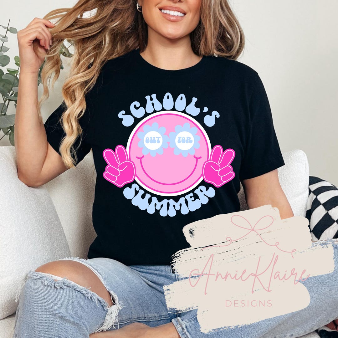 Schools Out for Summer Png, Teacher Png, Summer Time Png, Student Break ...