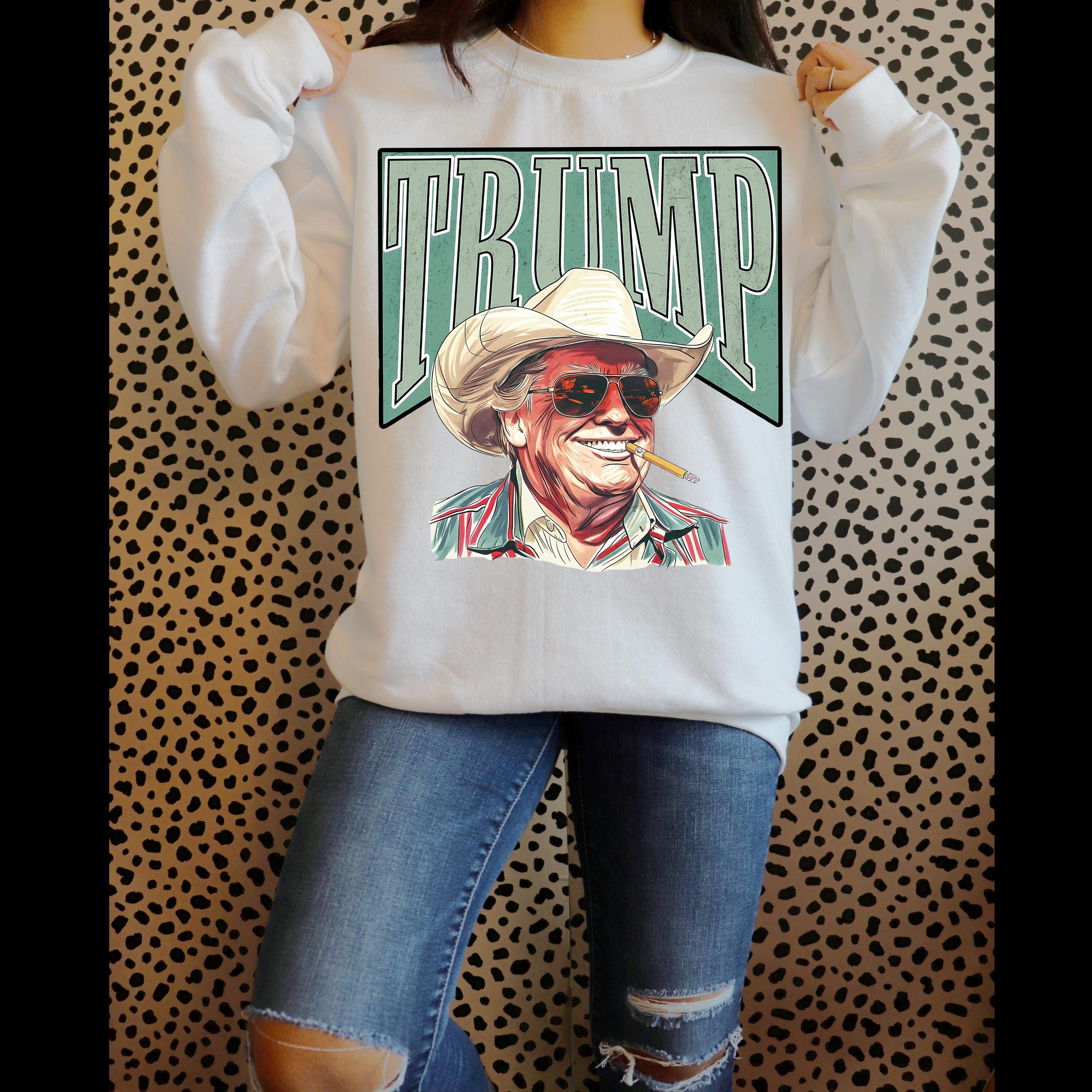 Vintage Cowboy Trump PNG, Trump Png, 2025 Png, President Png, Cowboy ...