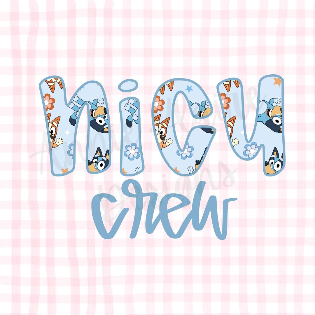 Bluey NICU Crew PNG: Pediatrics Nurse Design (digital Download) - Etsy