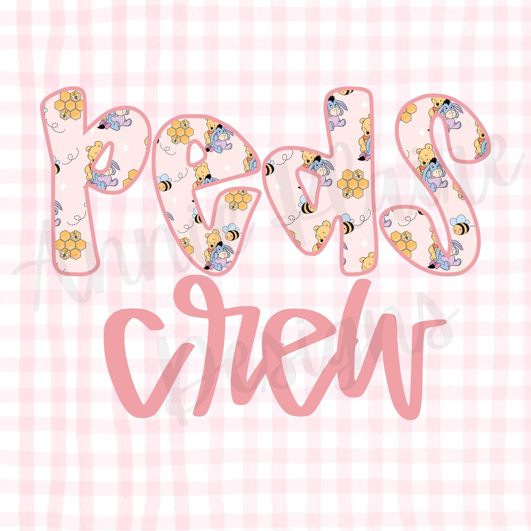 Pediatric Crew Png, Pediatrics Png, Peds Crew Png, Peds Nurse Png, Pooh ...