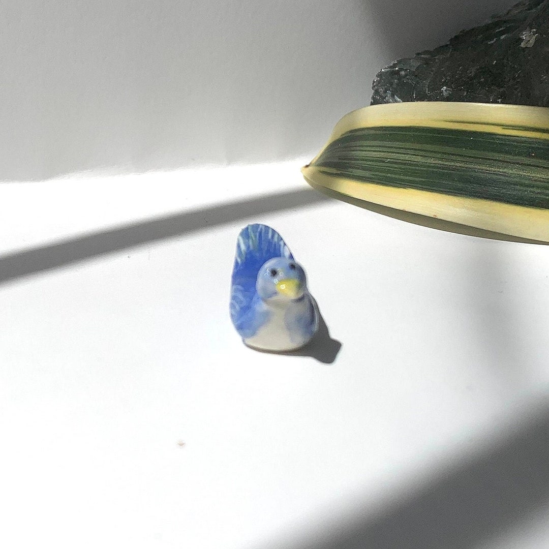 Miniature Clay Bird, Miniature Clay Critter, Fairy Garden Accessory ...