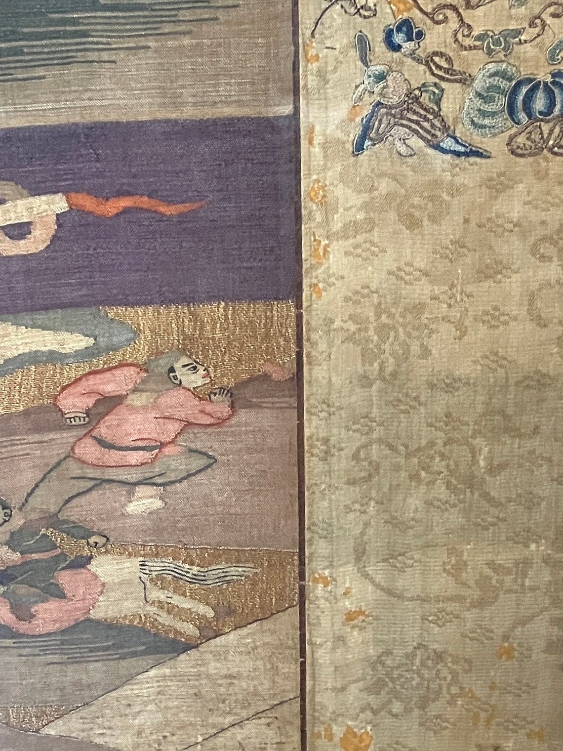 Unusual Antique Chinese Kesi Embroidery Panel Tapestry Framed - Etsy