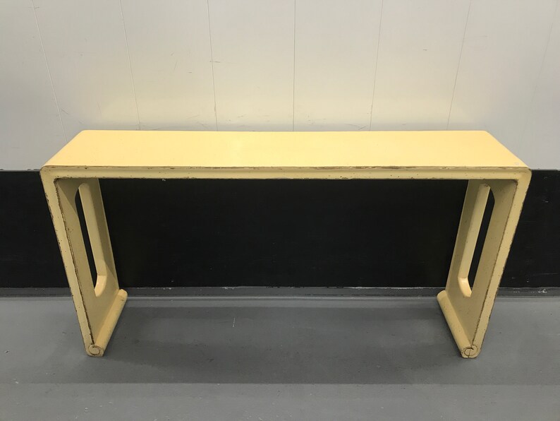 Large Vintage Ming-style Chinese Distressed Enamel Lacquer Qin Table ...