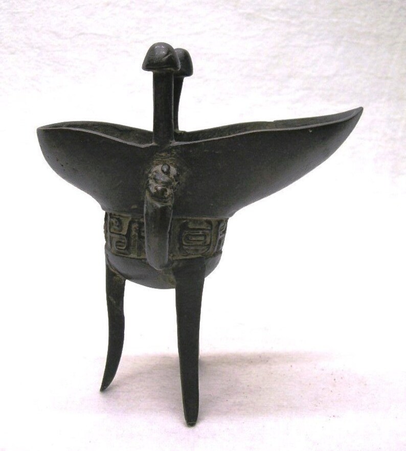 Ming Dynasty Chinese Bronze Jue Cup Drinking Vessel - Etsy