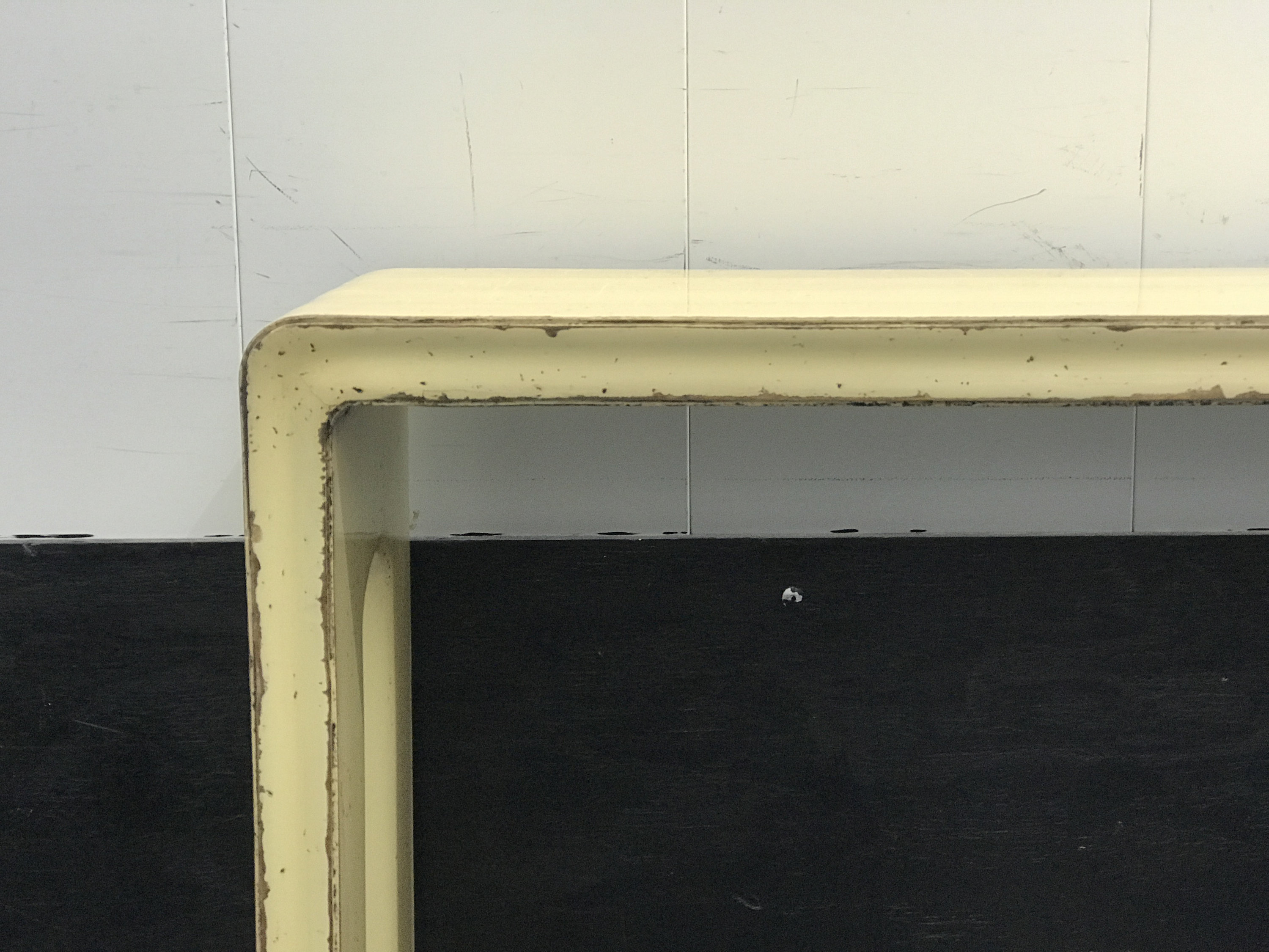 Large Vintage Ming-style Chinese Distressed Enamel Lacquer Qin Table ...