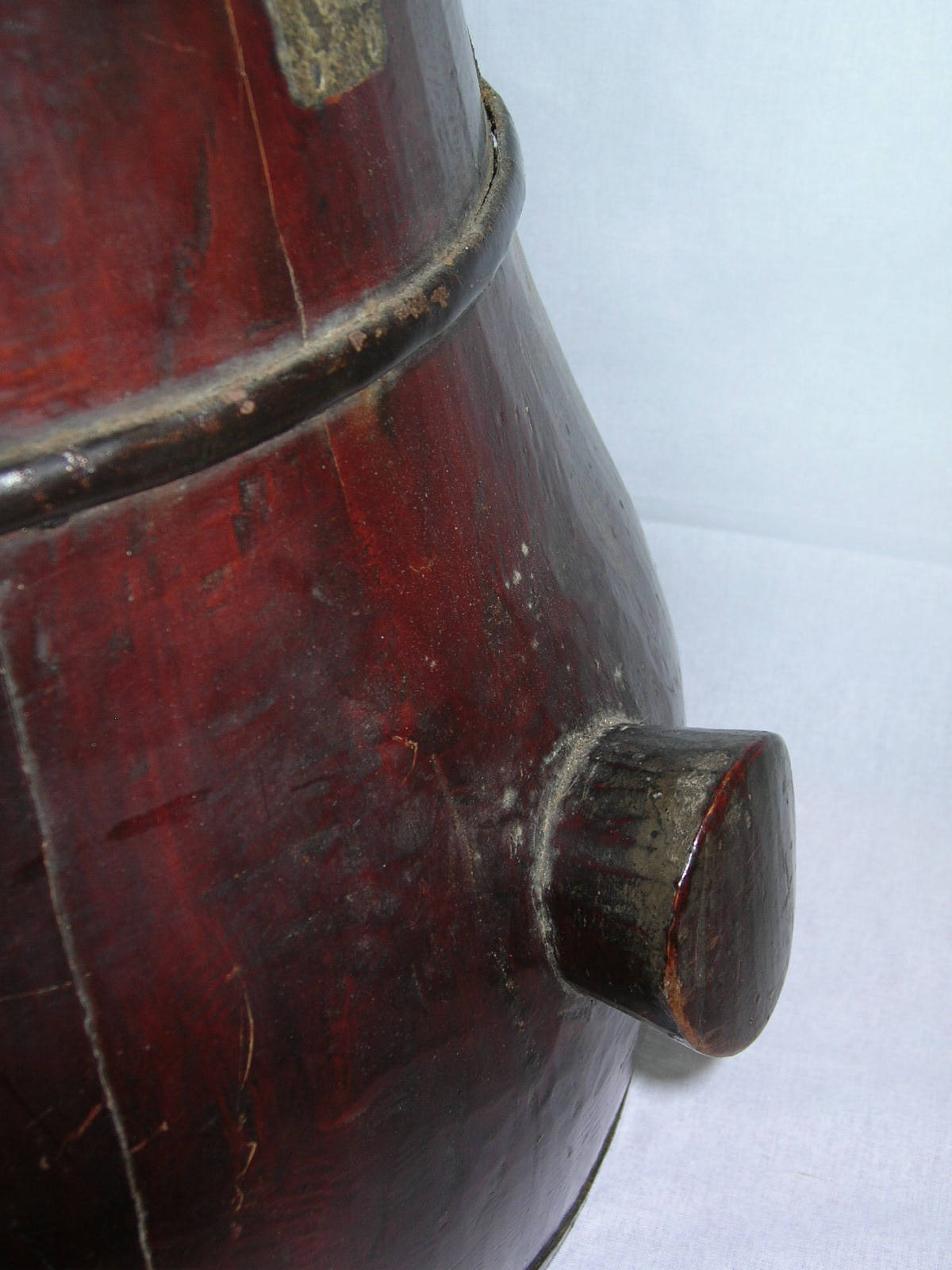 Large Antique Chinese Wooden Storage Container for Rice or Herb ...