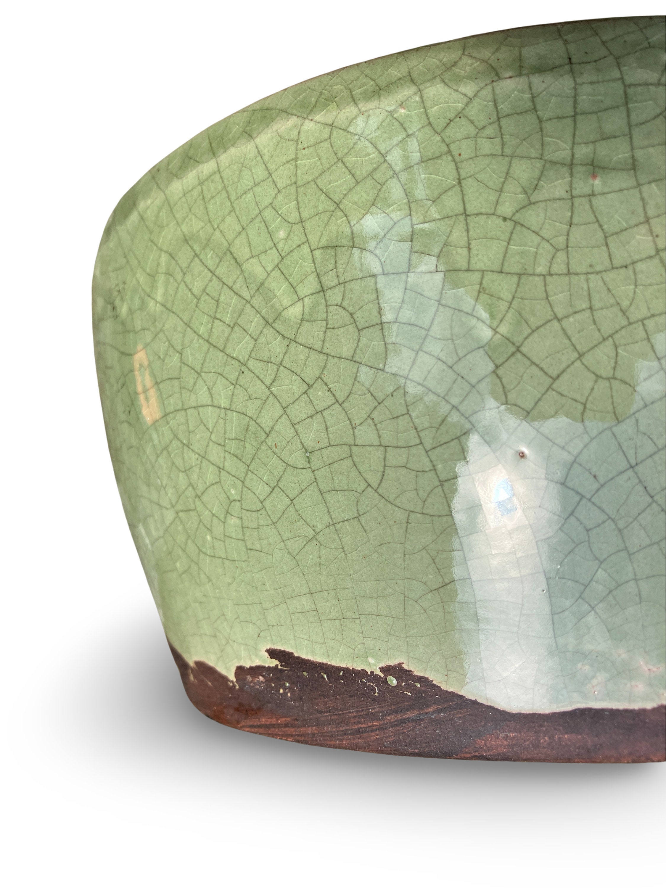 Antique Ge-type Celadon Pottery Crock Large Bowl Planter - Etsy