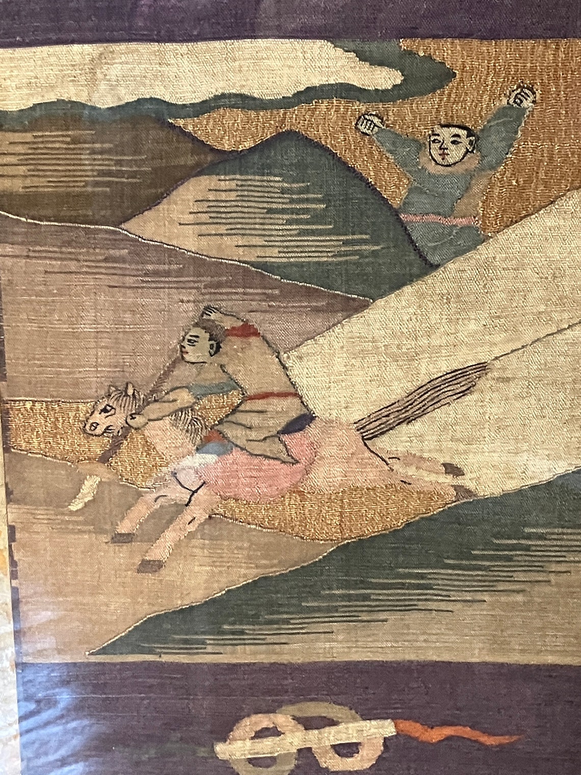 Unusual Antique Chinese Kesi Embroidery Panel Tapestry Framed - Etsy