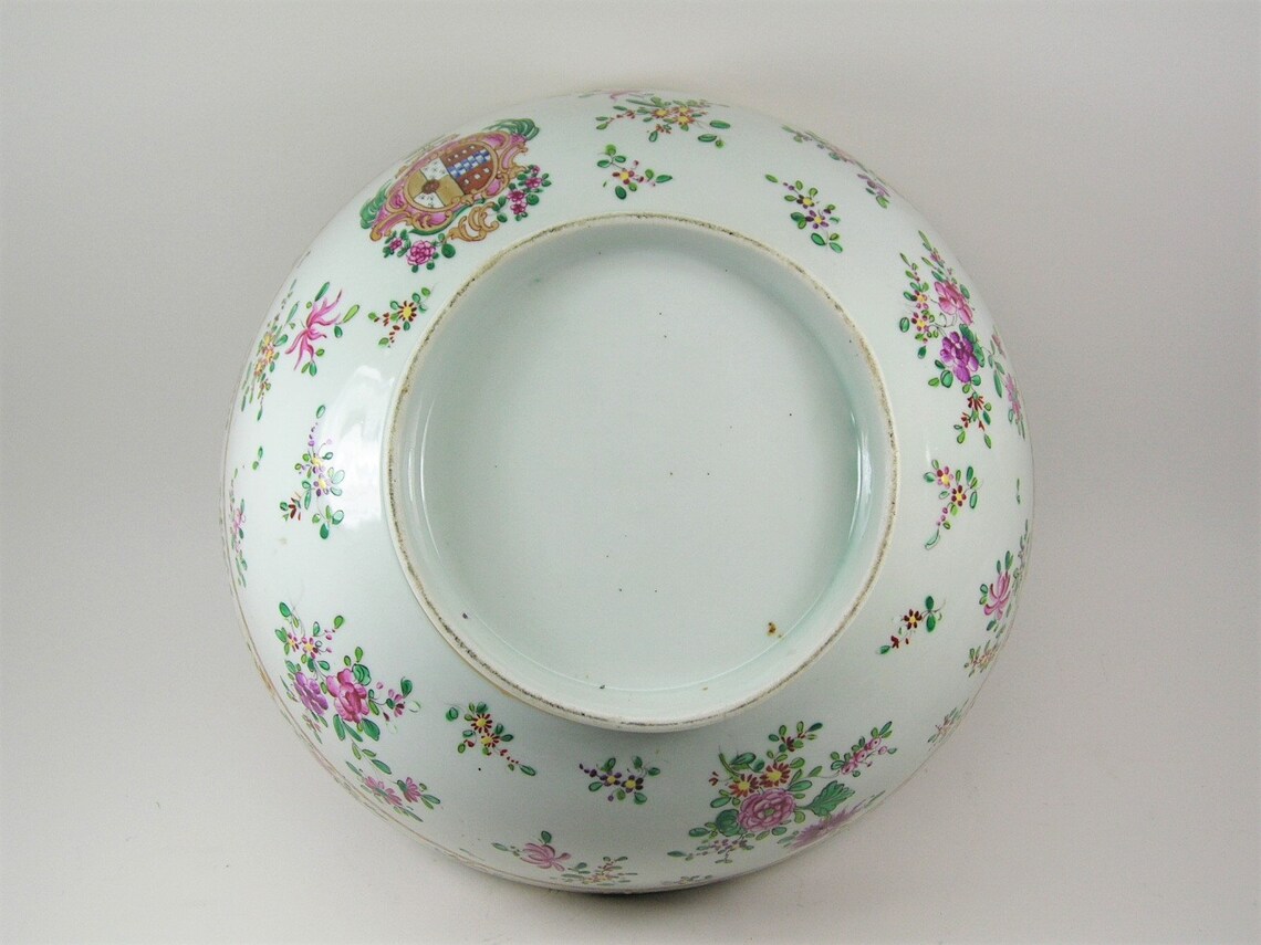 Large Antique French Samson Porcelain Punch Bowl Chinese Style - Etsy