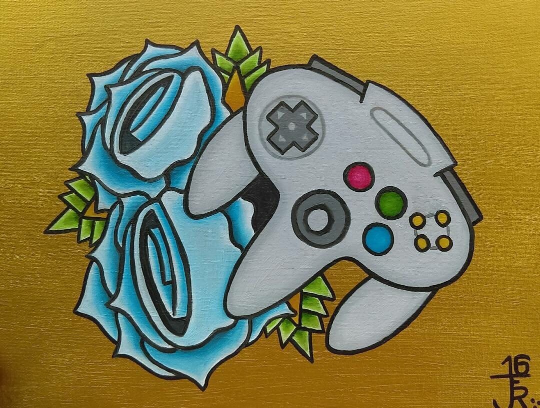 Nintendo 64 Tattoo