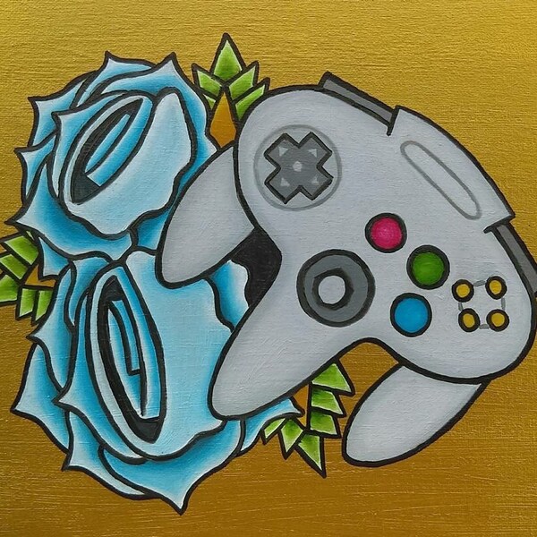 Nintendo Flash Art - Etsy