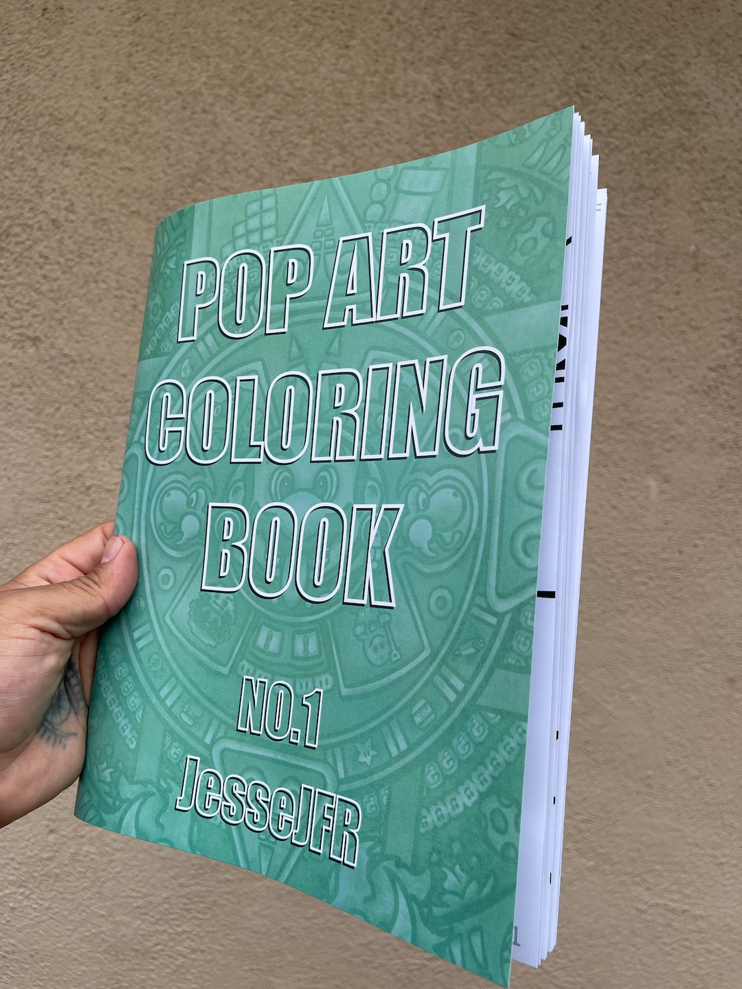 POP ART Coloring Book No1 by Jessejfr - Etsy