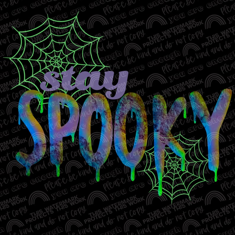 Stay Spooky PNG - Etsy