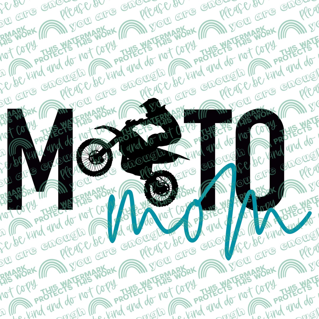 Moto Mom Png Motocross - Etsy