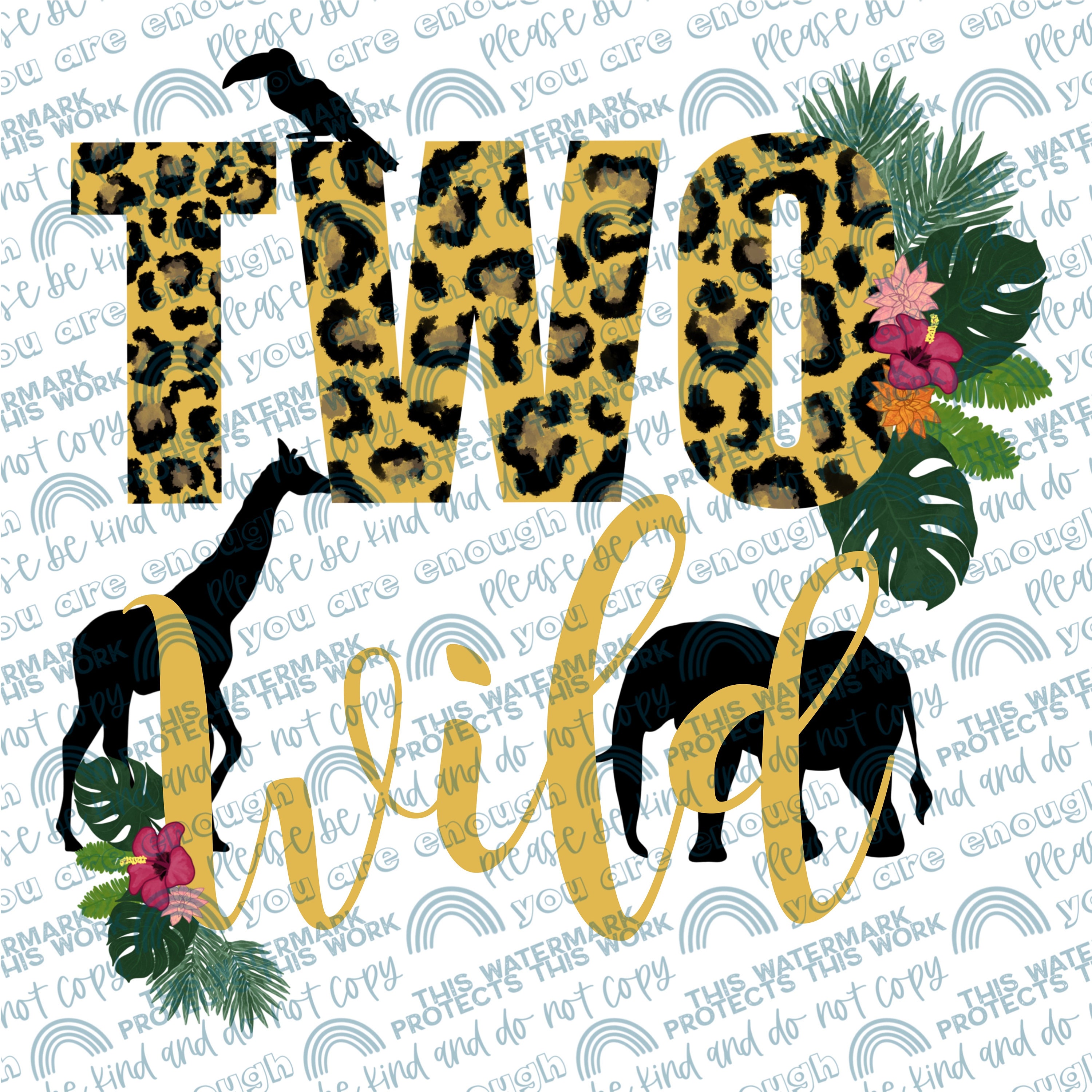 Two Wild Png - Etsy