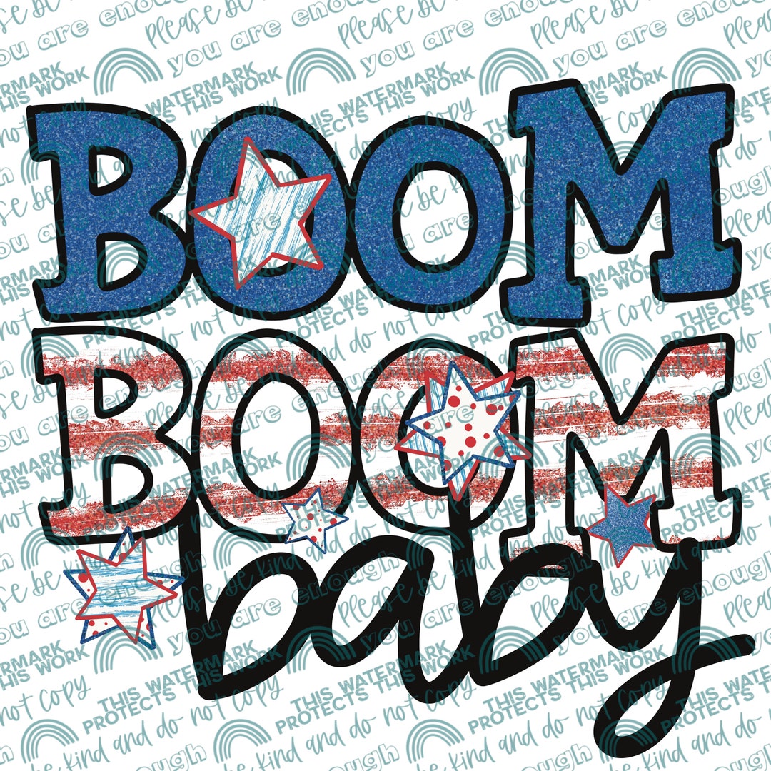 Boom Boom Baby PNG - Etsy