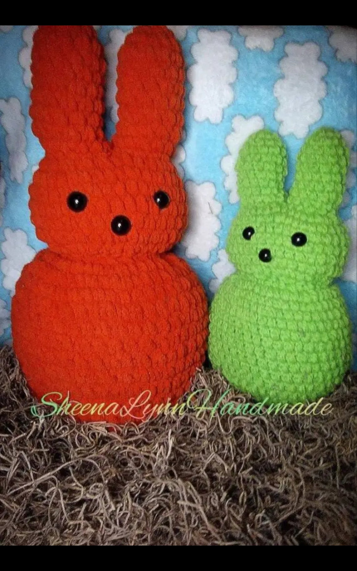 Crochet Bunny Peep Pattern, Crochet Peep, Peep, Pdf File - Etsy