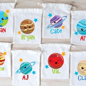 Planets Favor Bags Solar System Party Favors Personalized Party Gift ...