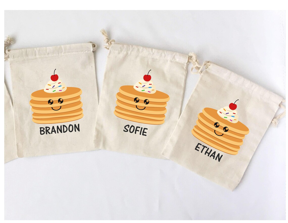 Pancake Party Favors Pancake Party Favor Bags Pancake Favors - Etsy