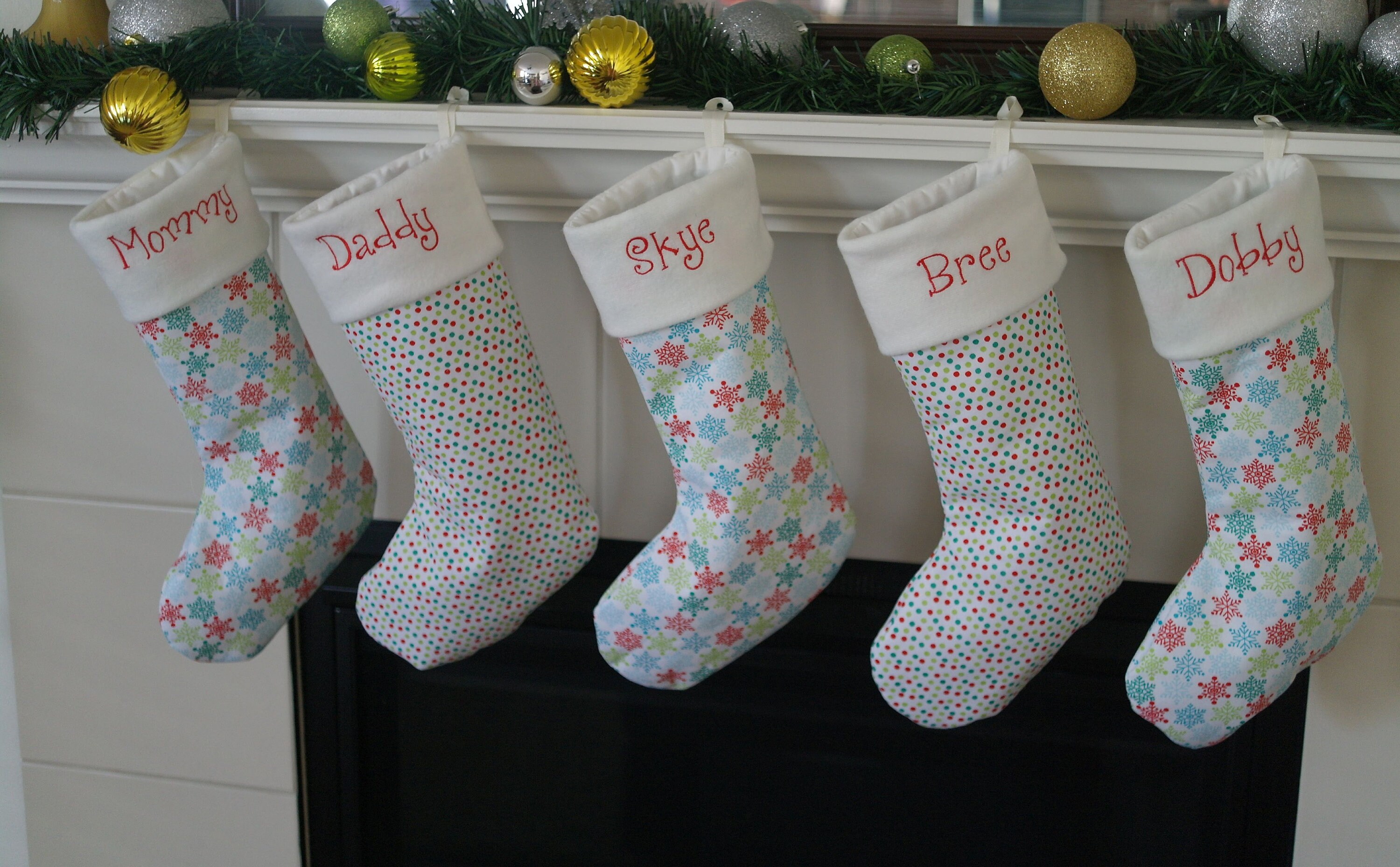 Personalized Christmas Stockings / Name Stockings / Holiday | Etsy