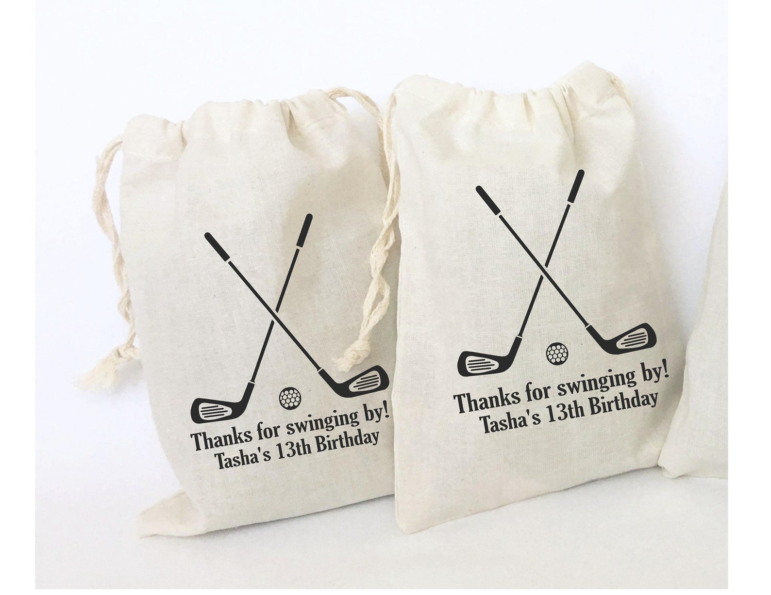 Golf Favor Bags Sports Party Favors Golf Favors Golf - Etsy