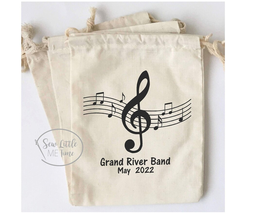 Music Party Favor Bags School Band Recital Favors Music Notes - Etsy
