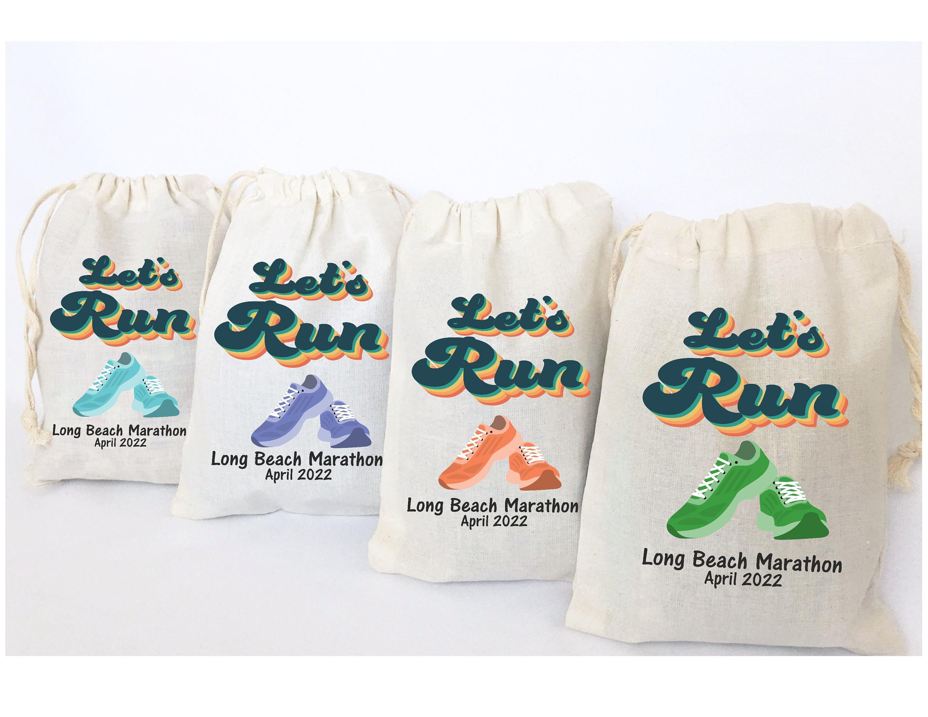 Marathon Favor Bags: Fun Run Party Track and Field Cross Country Favors ...