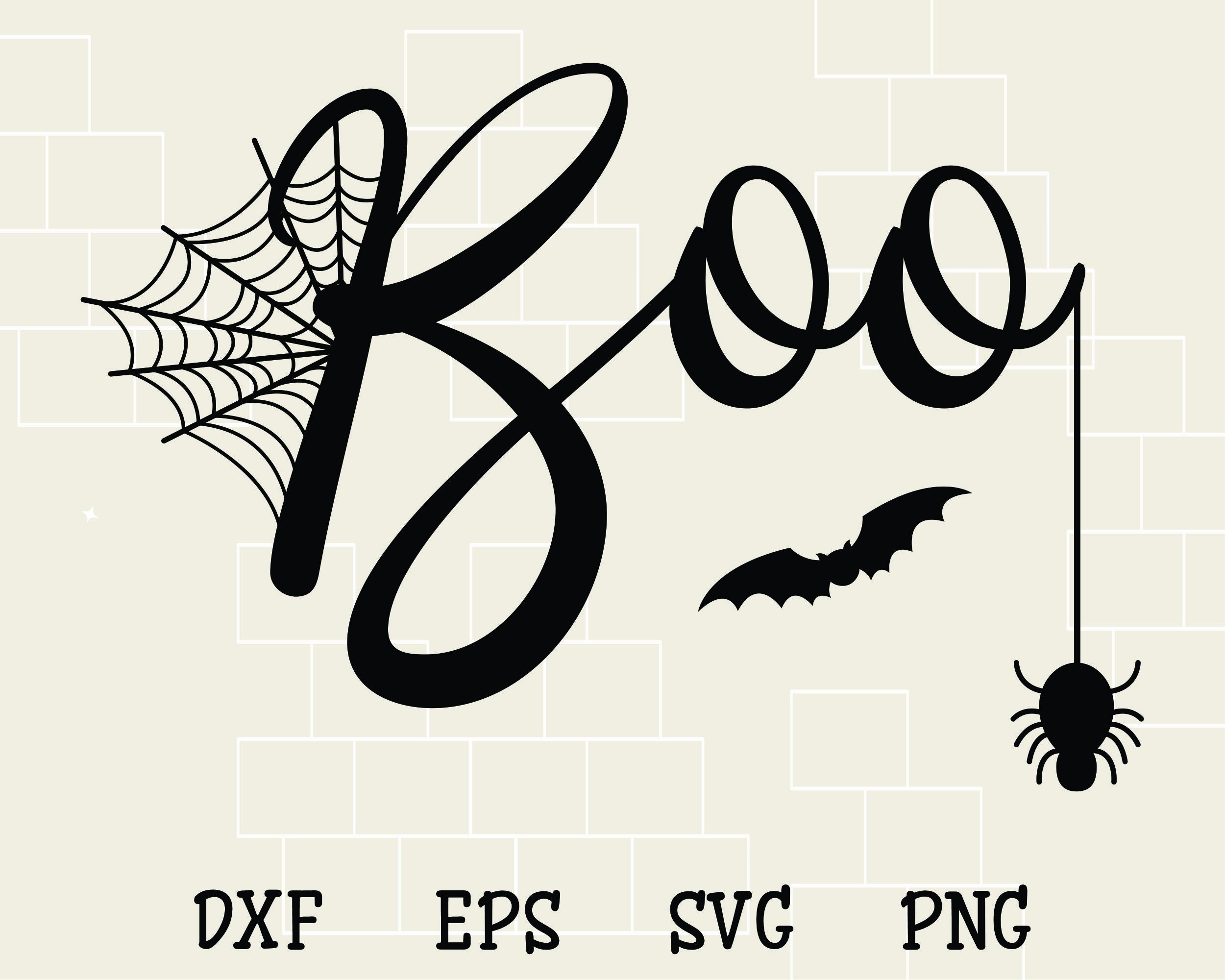 Funny Halloween Design, Dxf Eps Svg Png, Boo Digital Design, Gift for ...